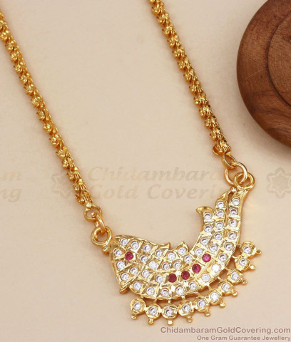 Attractive Kerala Elakkathali Choker Necklace Bridal Jewelry NCKN1074