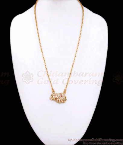 Om With Vel Murugan Impon Gold Pendant Design First Quality Dollar ...