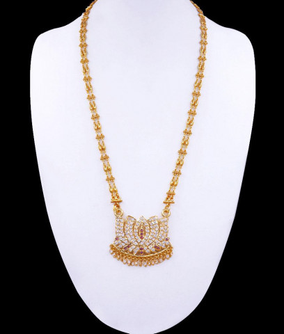 Om With Vel Murugan Impon Gold Pendant Design First Quality Dollar ...