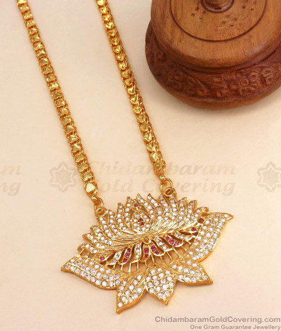 Om With Vel Murugan Impon Gold Pendant Design First Quality Dollar ...