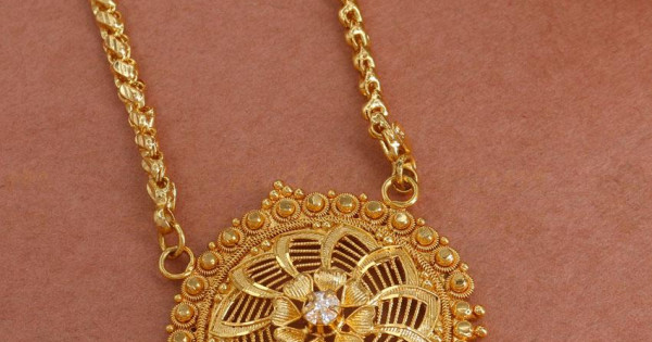 One Gram Gold Big Dollar Chain Guarantee Jewelry BGDR1178