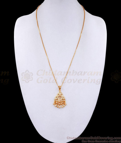 Om With Vel Murugan Impon Gold Pendant Design First Quality Dollar ...