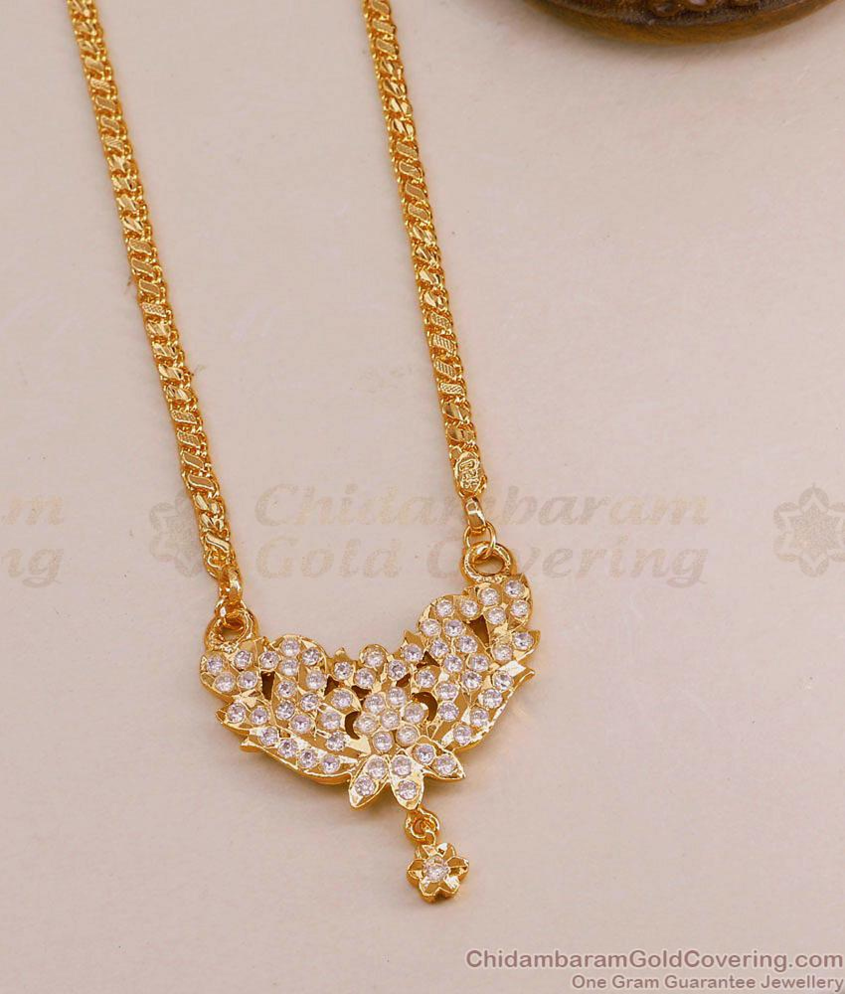 New Model Impon Dollar Full White Stone Design With S Cut Chain BGDR1406