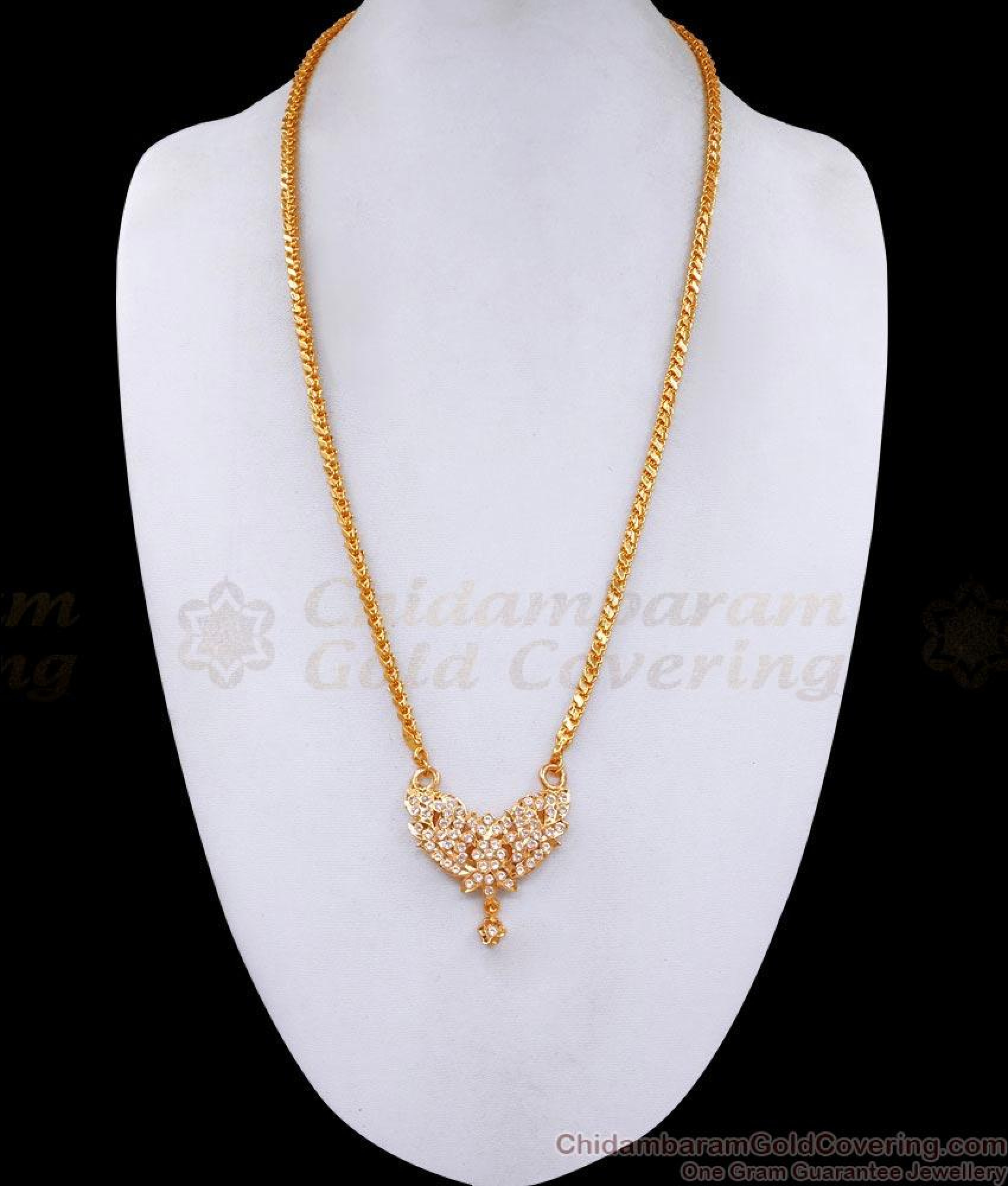 New Model Impon Dollar Full White Stone Design With S Cut Chain BGDR1406