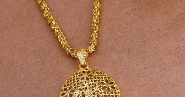 New Arrival Real Gold Deign Plain Dollar Chain For Marriage BGDR1513