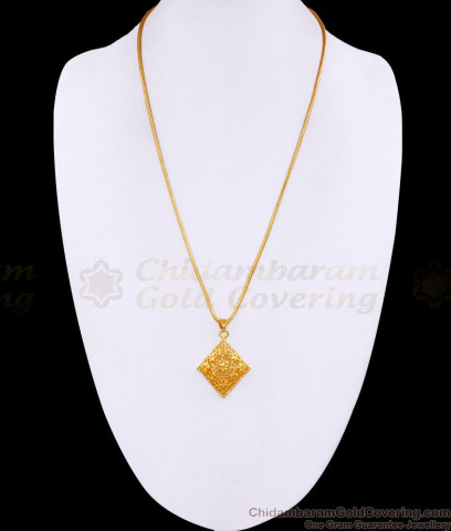 Grand Lakshmi Dollar 1 Gram Gold Chain Plain Design BGDR1161