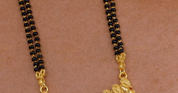 30 Inch Long Karimani 2 Line Mangalsutra Chain For Married Women ...