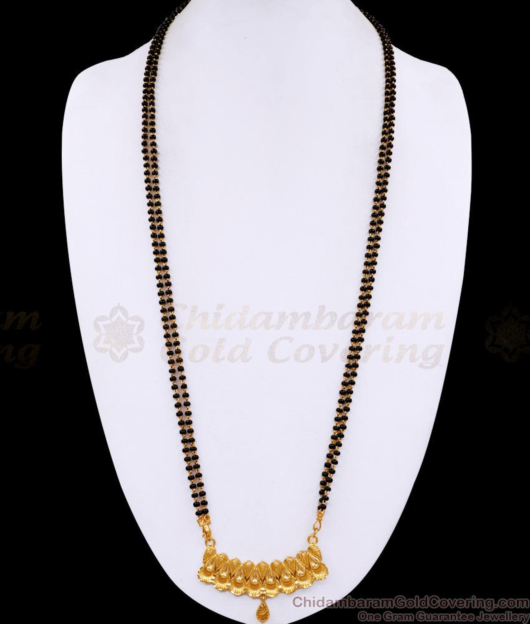 30 Inch Long Karimani 2 Line Mangalsutra Chain For Married Women ...