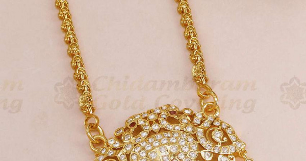 High Quality Dual Swan Impon Gold Plated Dollar Chain For Wedding BGDR1583