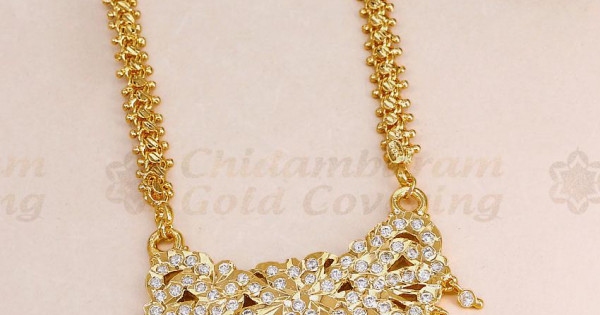 New Arrival Five Metal White Stone Dollar Chain Bridal Collections BGDR1663