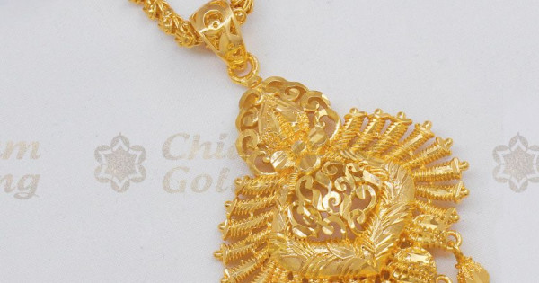 Premium Gold Finish Grand Look Dollar Chain Fancy Model Collection For ...