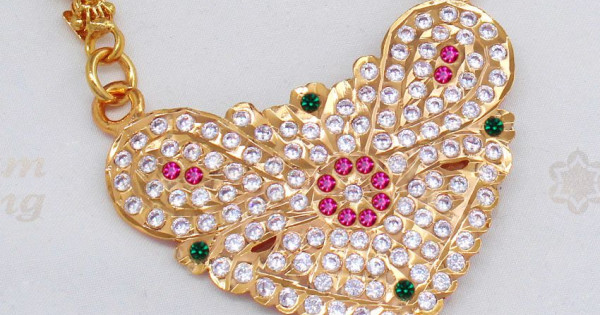 Traditional Long Dollar Chain Designs In Gold Imitation Jewelry BGDR611