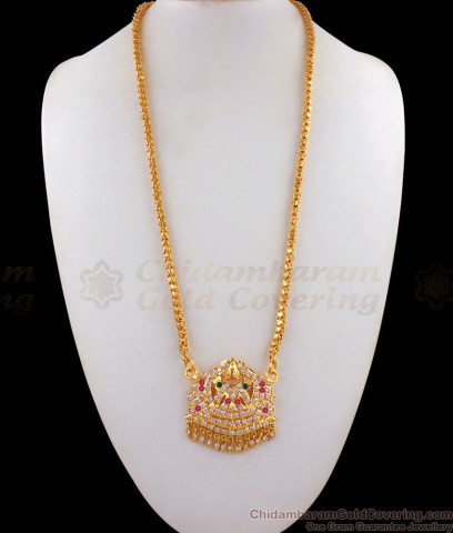 Om With Vel Murugan Impon Gold Pendant Design First Quality Dollar ...