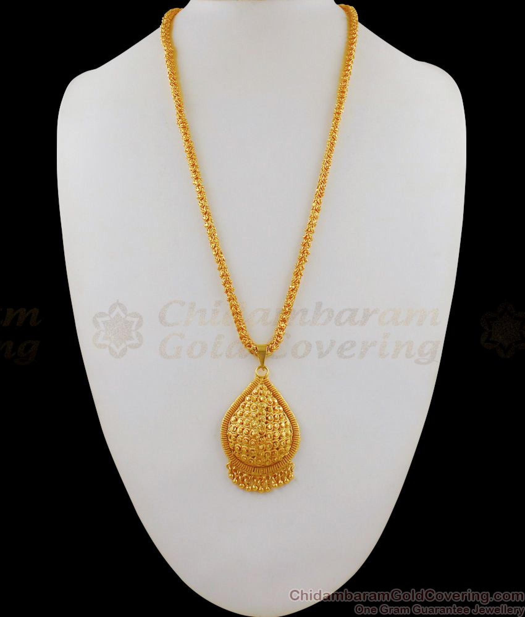 Buy Online One Gram Gold Dollar Chain For Ladies Daily Wear BGDR634