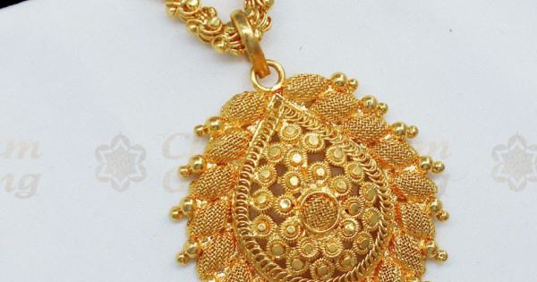 Buy One Gram Gold Dollar Chain For Ladies Daily Wear BGDR690