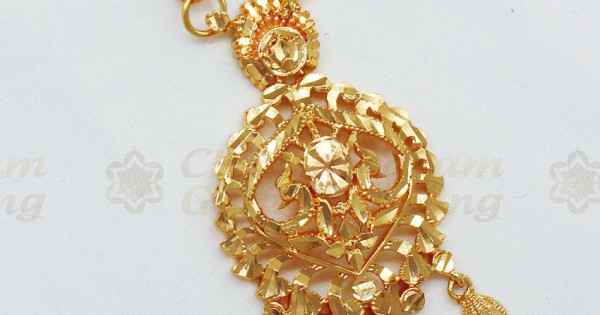 Latest One Gram Gold Dollar Chain For Ladies Daily Wear BGDR692