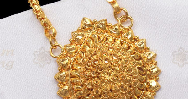 Buy Beautiful Daily Wear Gold Dollar Long Chain For Ladies BGDR756