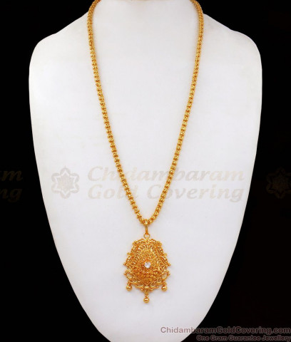 Lakshmi Design Gold Plated Dollar Heart Chain Traditional Wear BGDR886