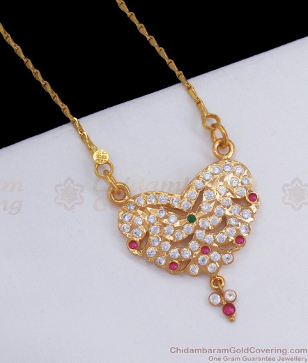 Om With Vel Murugan Impon Gold Pendant Design First Quality Dollar ...