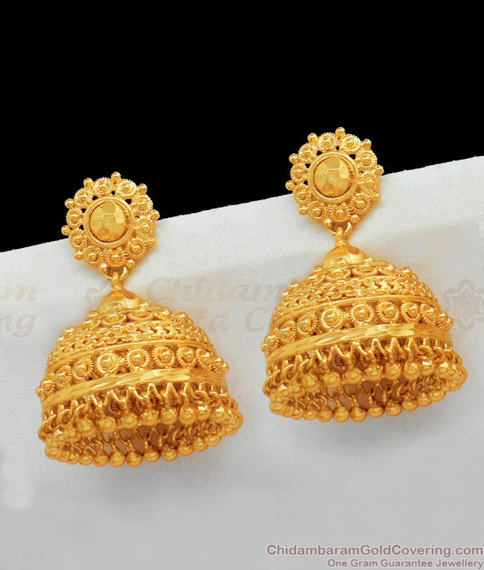 One Gram Gold Real Gold Design Jhumka Earing For Women's ER1905
