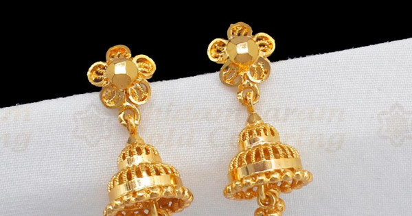 Buy One Gram Gold Jimmiki Type Earrings Collections ER2202