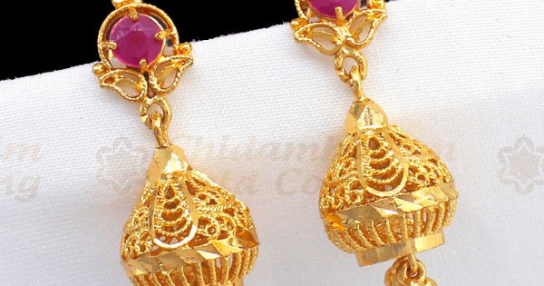 Buy Trendy Jimiki Collections Gold Earrings For Daily Wear ER2264