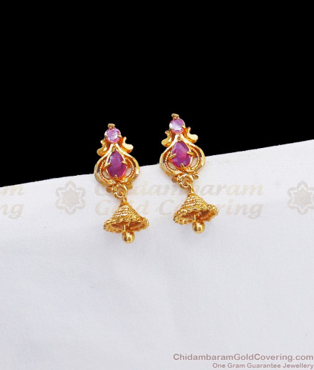 Grand Big Antique Jimiki Earrings Bridal Wear ER2718