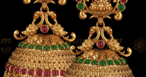 Premium Lakshmi Design Antique Very Big Jimiki Earrings ER2723