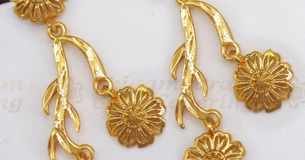 High on Fashion One Gram Gold Danglers Creep Design ER2753