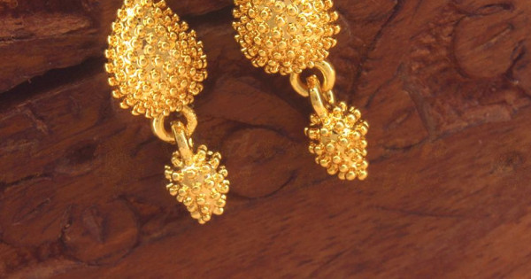 One Gram God Earring Kerala Type Stud Mango Design ER2992