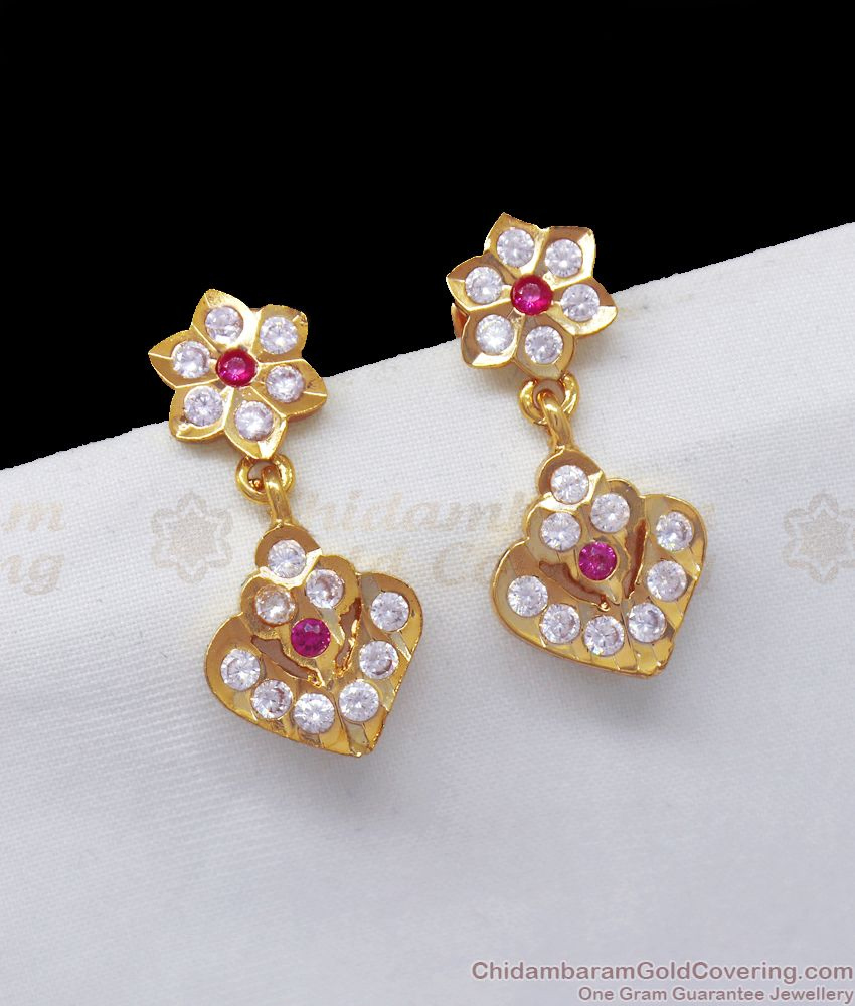 Buy Five Metal Impon Earring Dangler Design ER3152