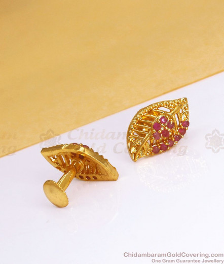 Ear Rings, Studs, Ruby and American Stone Ad Stones Studs, Baby ...