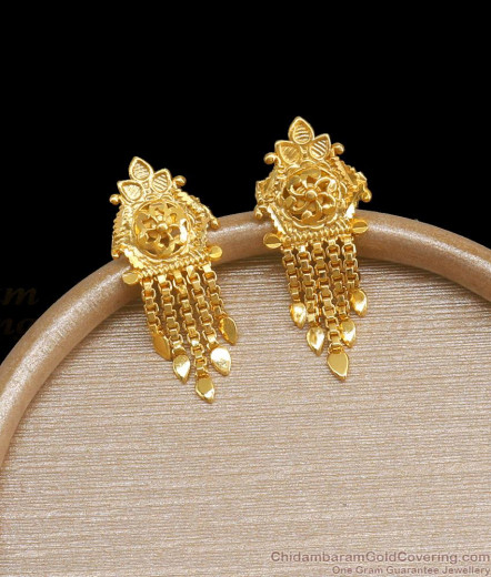 One Gram God Earring Kerala Type Stud Mango Design ER2992