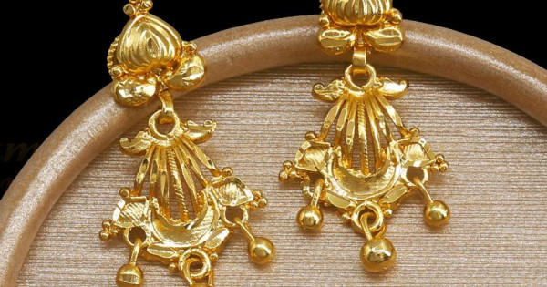 Latest One Gram Gold Dangler Earring Collection ER4163