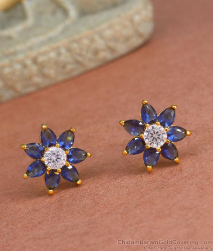 Blue stone studs store