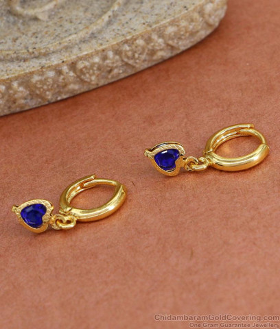 Crescent Design Gold Plated Ear Studs Online ER4237