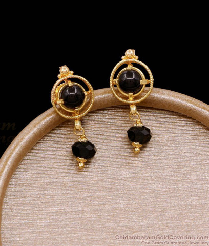 Premium Gold Earring Pavalam Coral Stone Collection ER4236