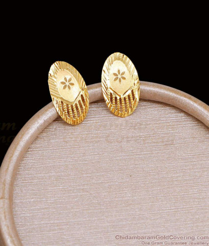 One Gram God Earring Kerala Type Stud Mango Design ER2992