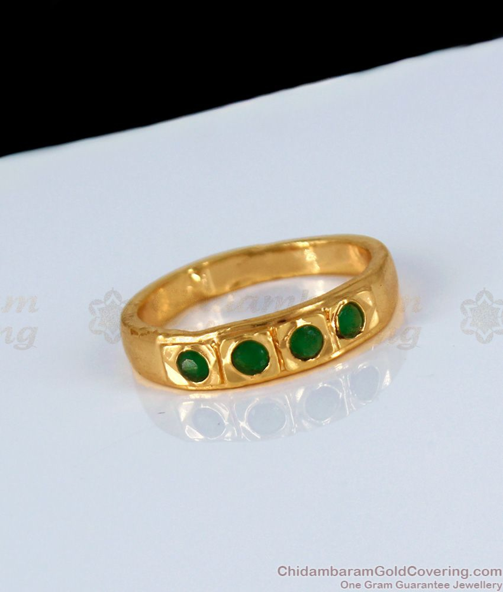 Buy Original Impon Emerald Stone Finger Ring For Daily Use FR1119