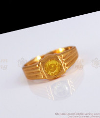 Rasi Kal Mothiram Latest Design Yellow Stone Gold Ring Womens ...