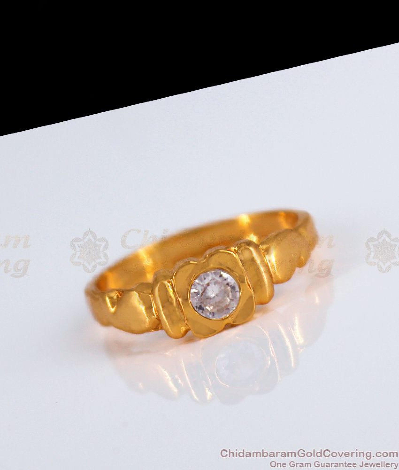 Lucky Stone Finger Rings Latest Design Original Impon Gold Finger Rings ...