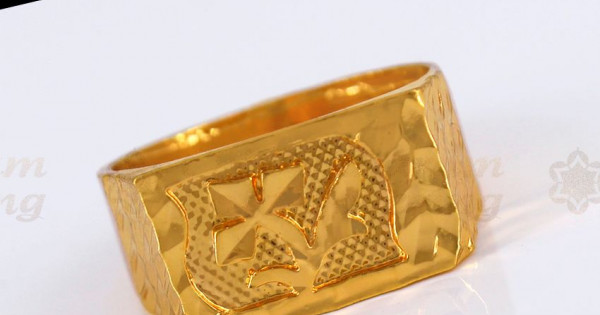 TV Ring Design Original Impon Gold Rings For Men FR1194