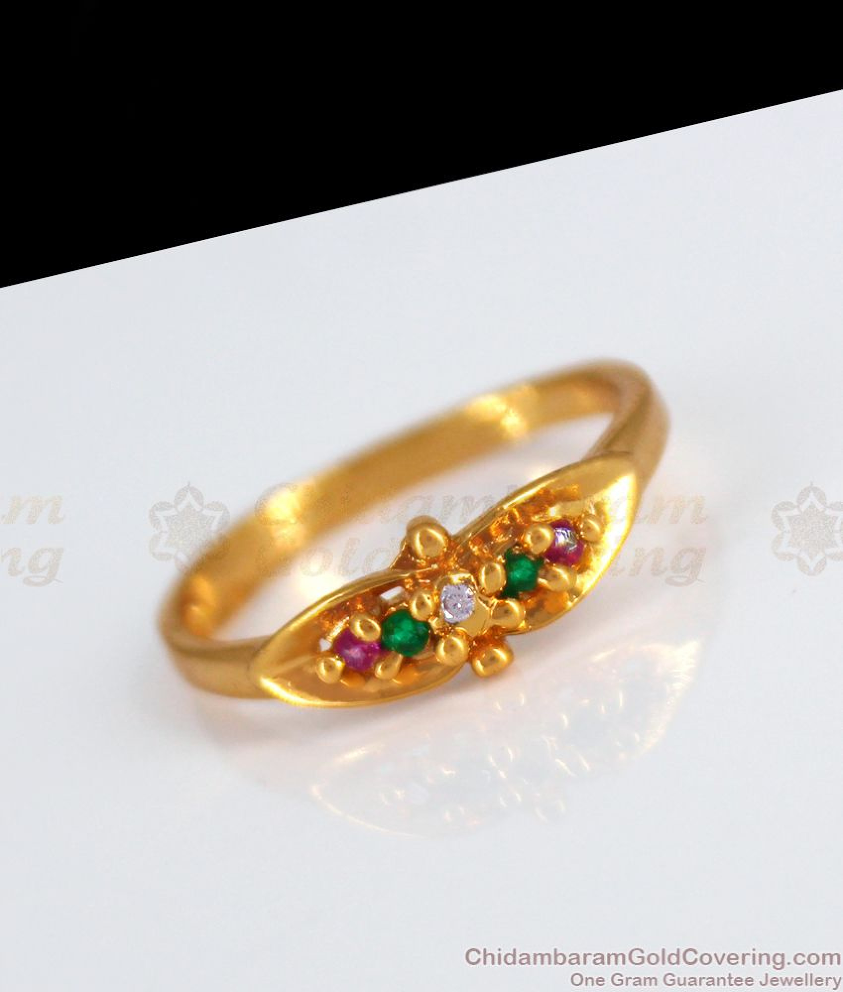 Latest Gold Ring Design Impon Jewelry Collections FR1247