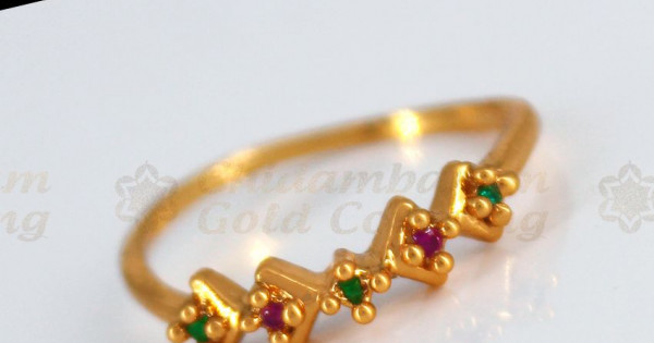 Sleek Real Gold Finger Impon Rings Collections FR1249
