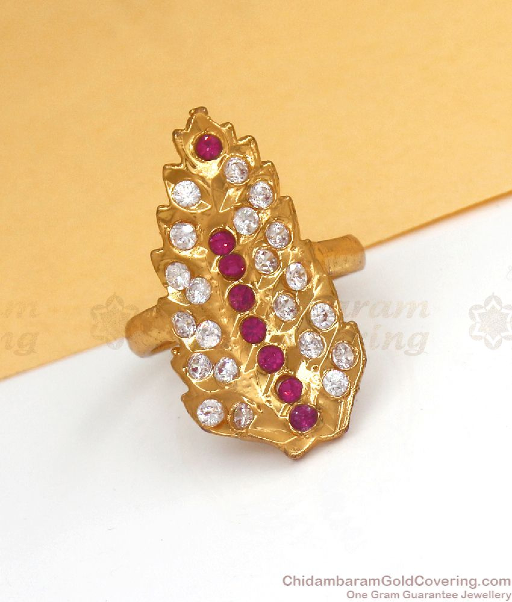 Latest 5 Metal Finger Ring Designs Bridal Wear FR1261