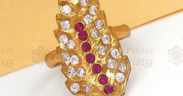 Latest 5 Metal Finger Ring Designs Bridal Wear FR1261