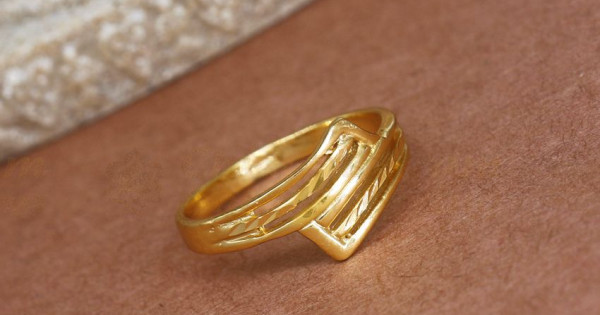 Two Line Forming Finger Ring Womens Online Jewelry FR1356