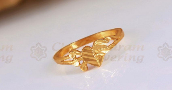 Light Weight Finger Ring Collection With Heart Design FR1430