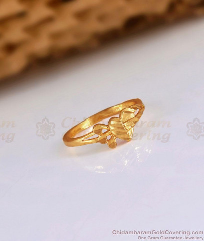 Unique Pure Gold Like 5 Metal Finger Ring Shop Online FR1311