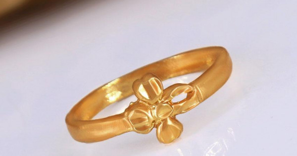 Original Impon Panchaloha Finger Rings Floral Designs Shop Online FR1485